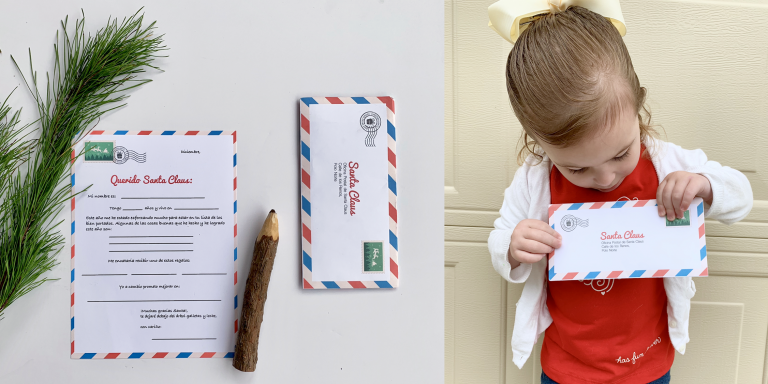 Santa Claus Letter in spanish and english – Spoonful of Joy